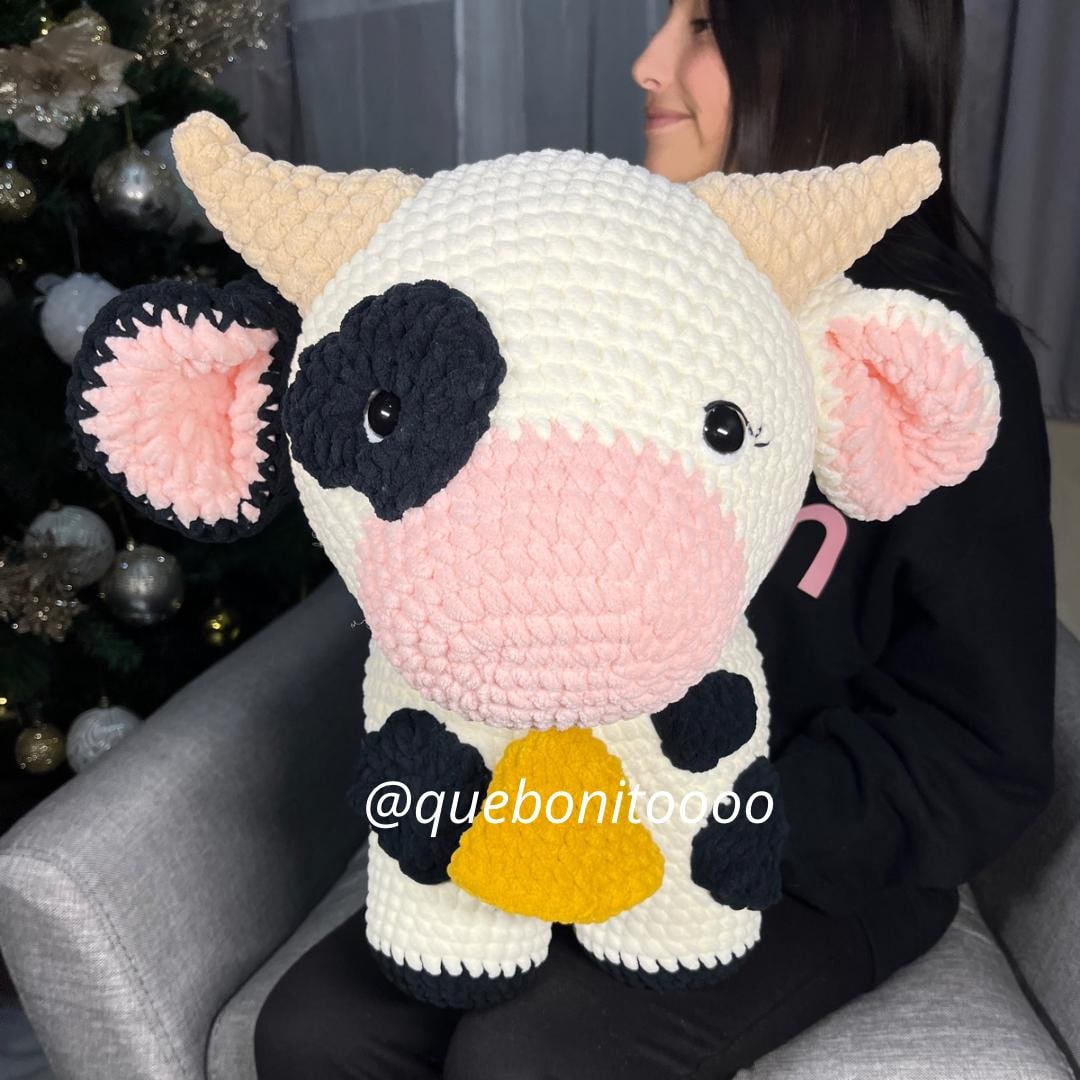 MEGA COW With Collar PDF Crochet Pattern in Spanish - Etsy
