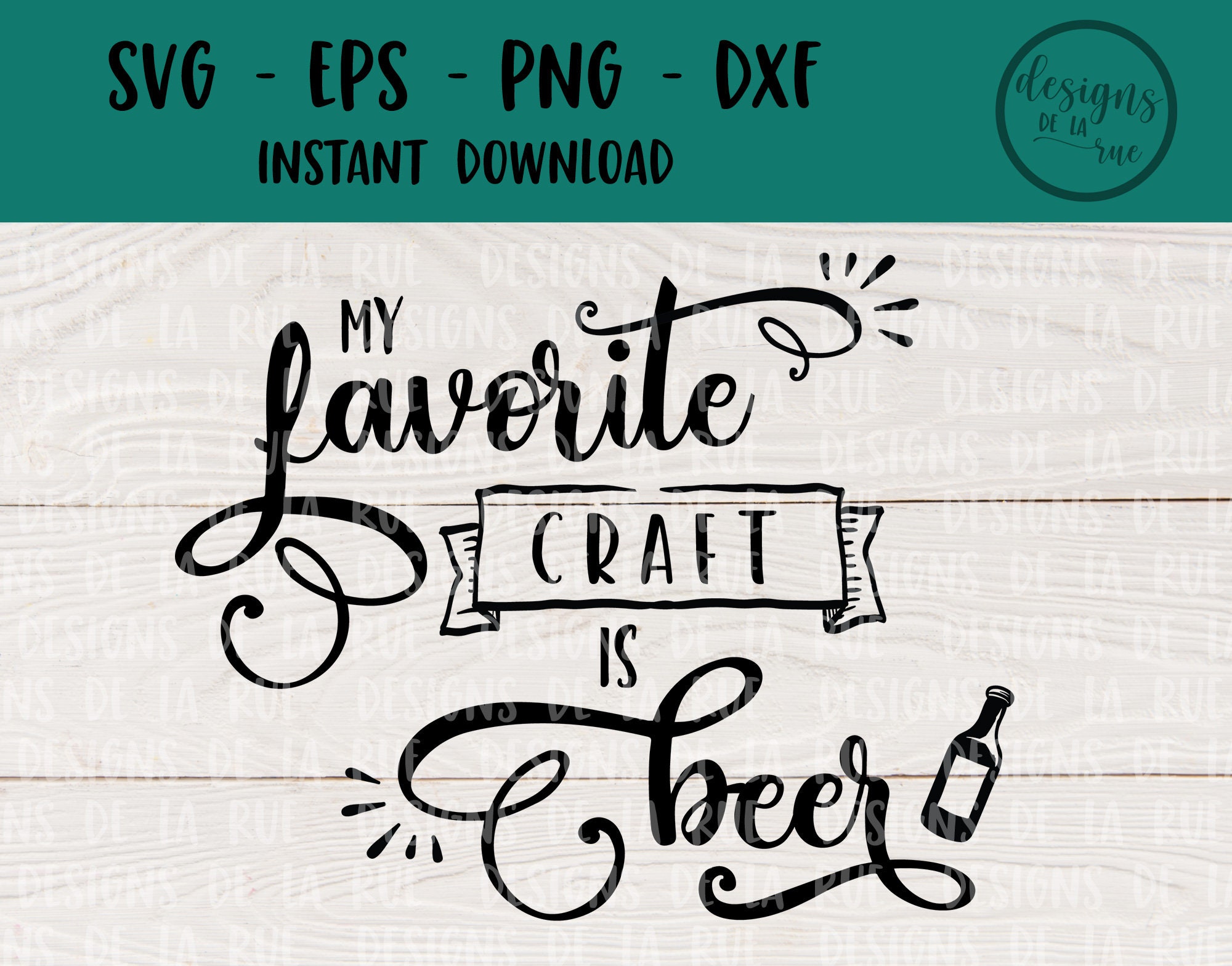 My Favorite Craft is Beer, SVG Cut File, Digital File, Svg, Crafting ...
