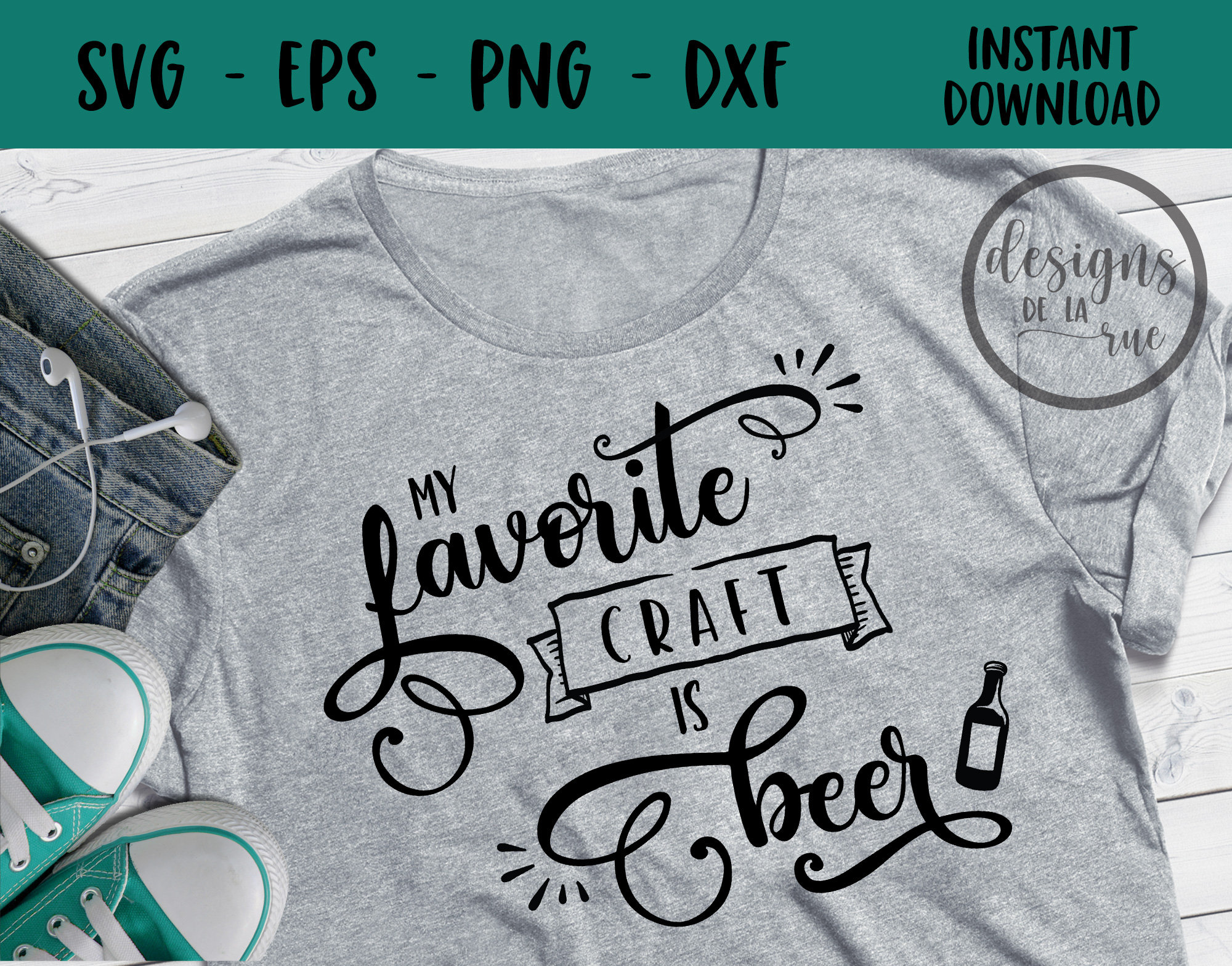My Favorite Craft is Beer, SVG Cut File, Digital File, Svg, Crafting ...