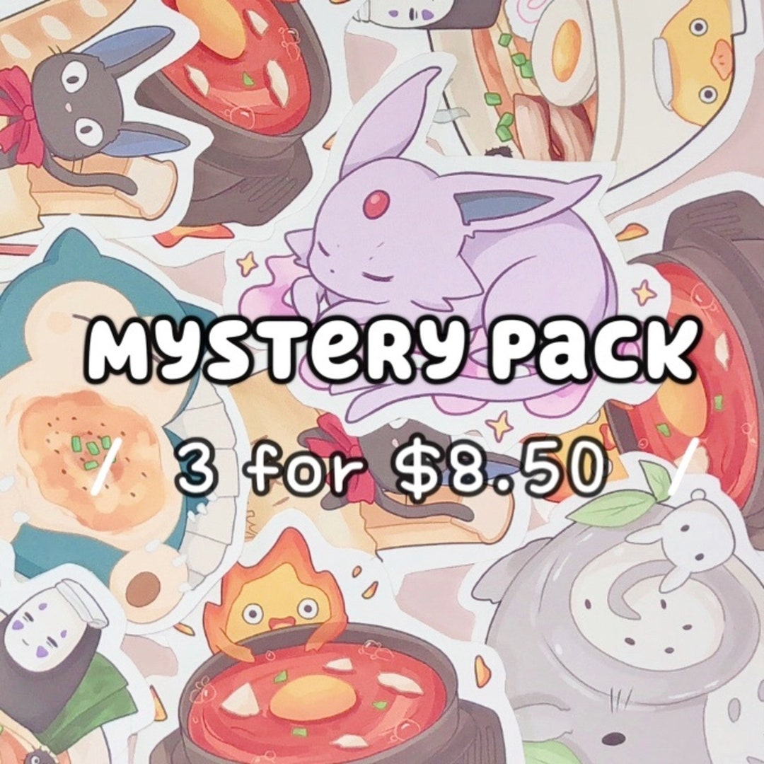 Mystery Stickers: Pack of 3 - Etsy