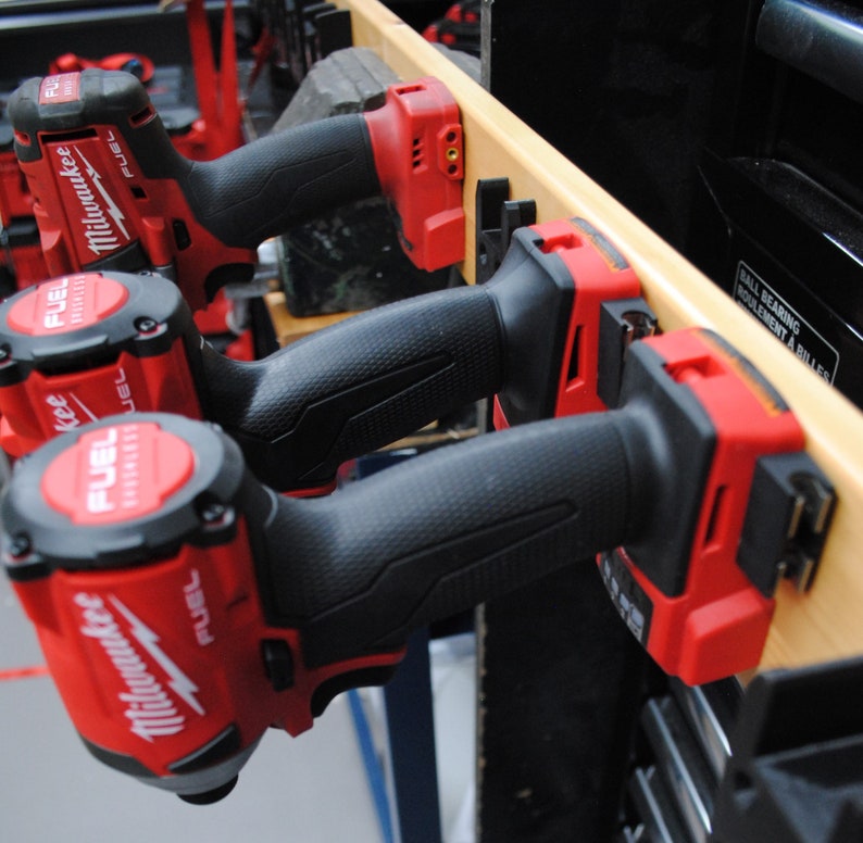 Milwaukee M18 tool mount slim / Support tools Milwaukee M18 | Etsy