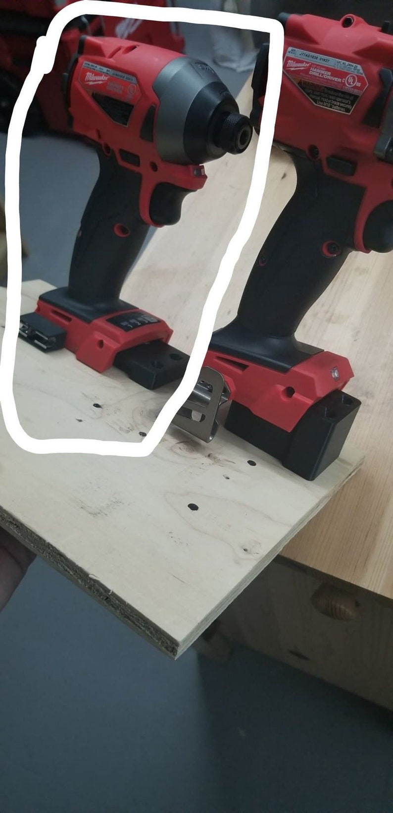 Milwaukee M18 Tool Mount Slim / Support Outils Milwaukee M18 - Etsy