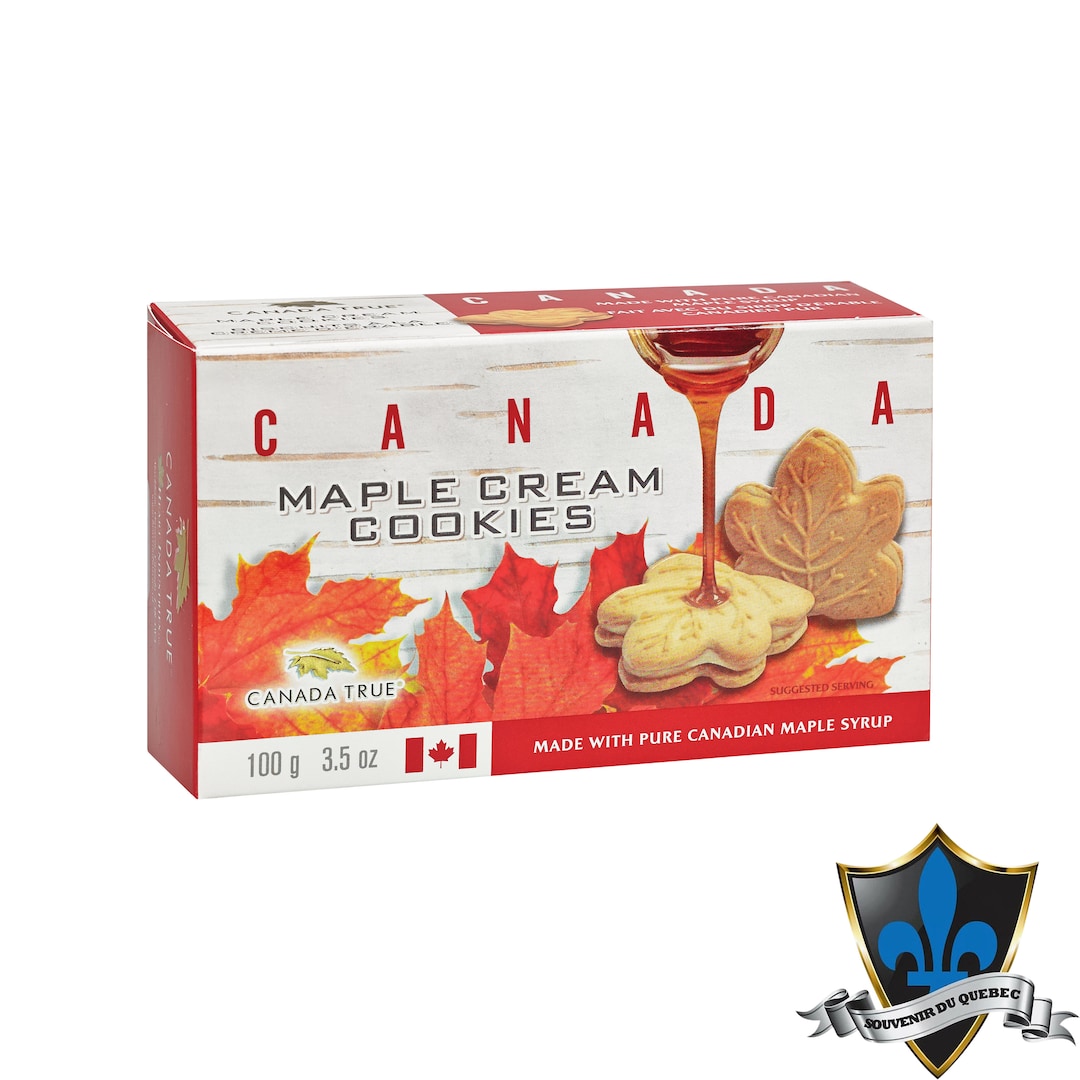 Maple Cream Canadian Cookies 100G. - Etsy