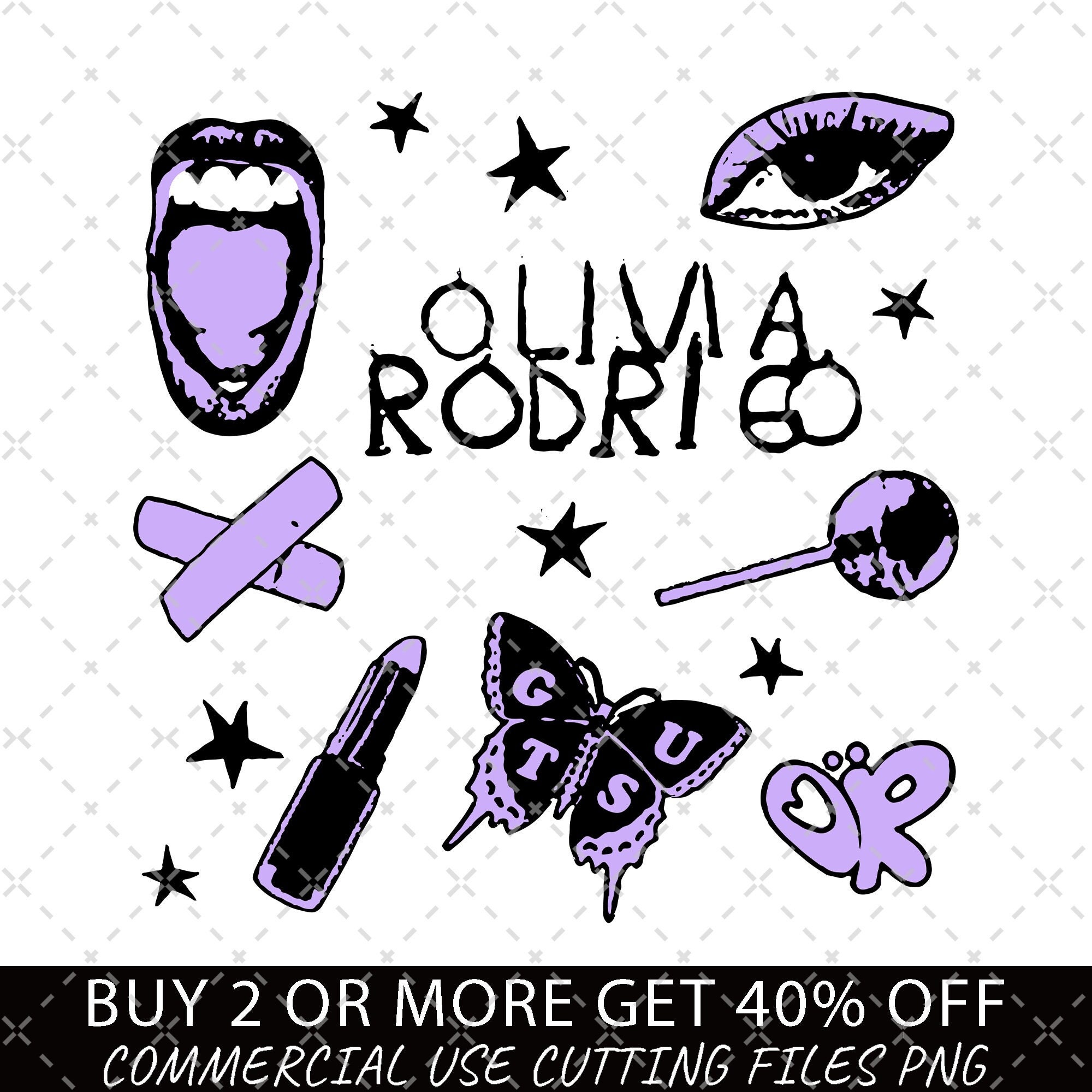 Vintage Olivia Rodrigo Png, álbum GUTS Olivia Tour Png, Good 4 U Png ...