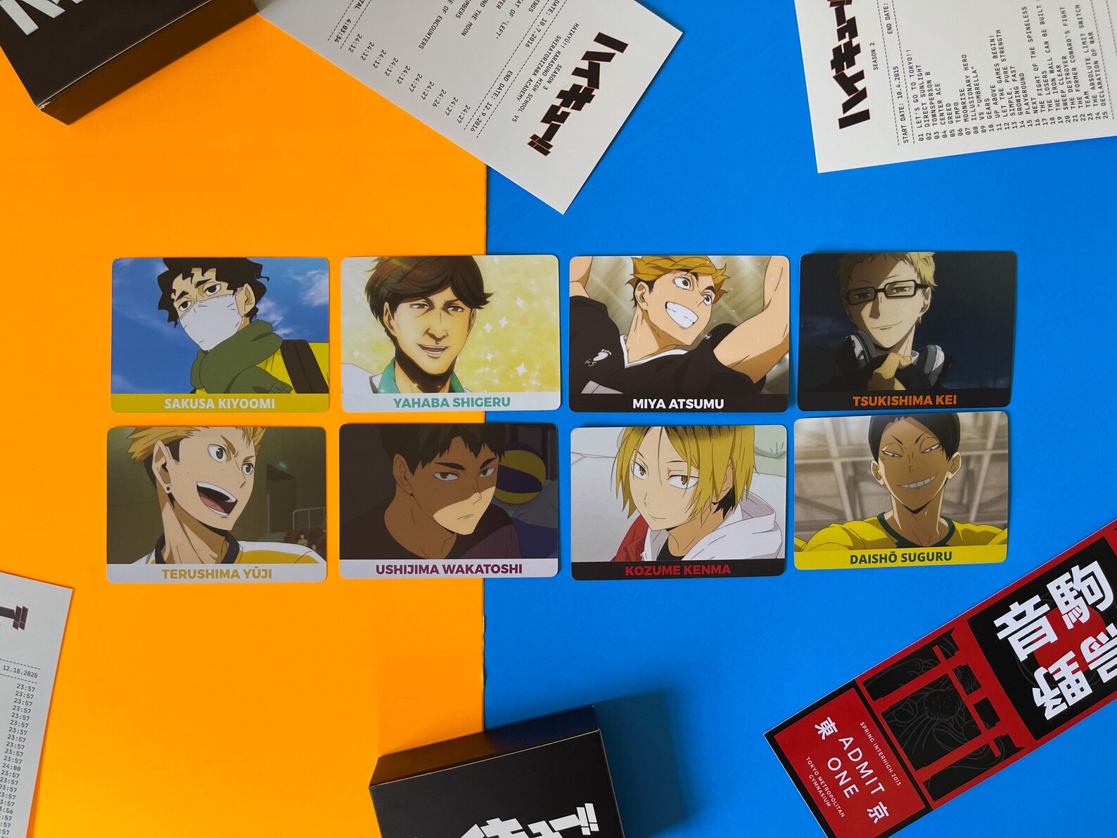 Haikyuu Character Playing Cards | Etsy