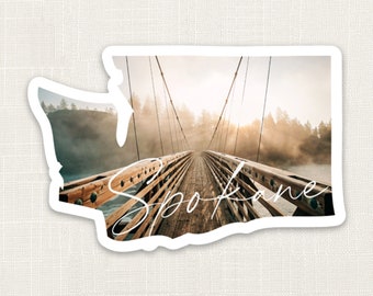 Spokane Wa Sticker - Etsy