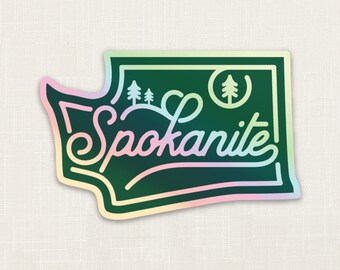 Spokane Wa Sticker - Etsy