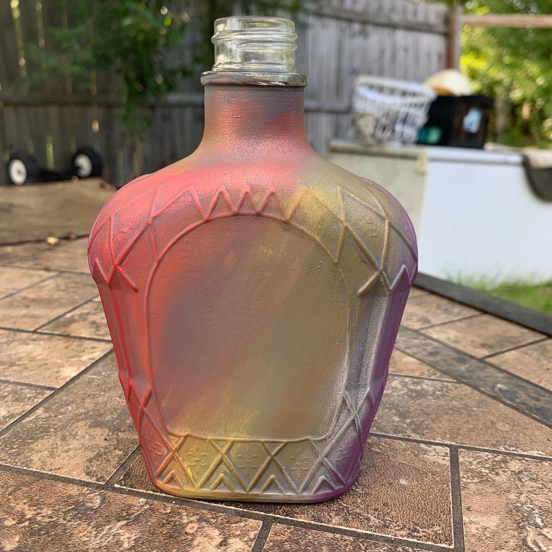 Painted Crown Bottles - Custom Painted for Lotions, Sanitizer, Soaps ...