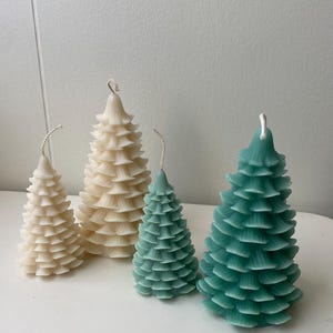 Scented Tree-shaped Pillar Candles - Mini, Large & Matching Sets ...