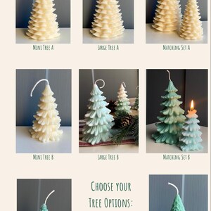 Scented Tree-shaped Pillar Candles - Mini, Large & Matching Sets ...