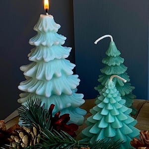 Scented Tree-shaped Pillar Candles - Mini, Large & Matching Sets ...