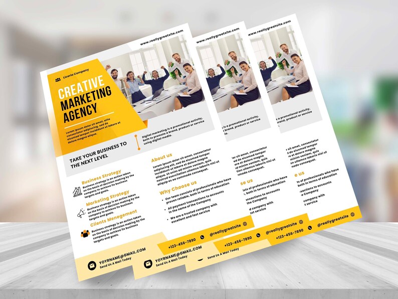 STAFFINF AGENCY FLYER Diy Editable Canva Template, Printable & Social ...