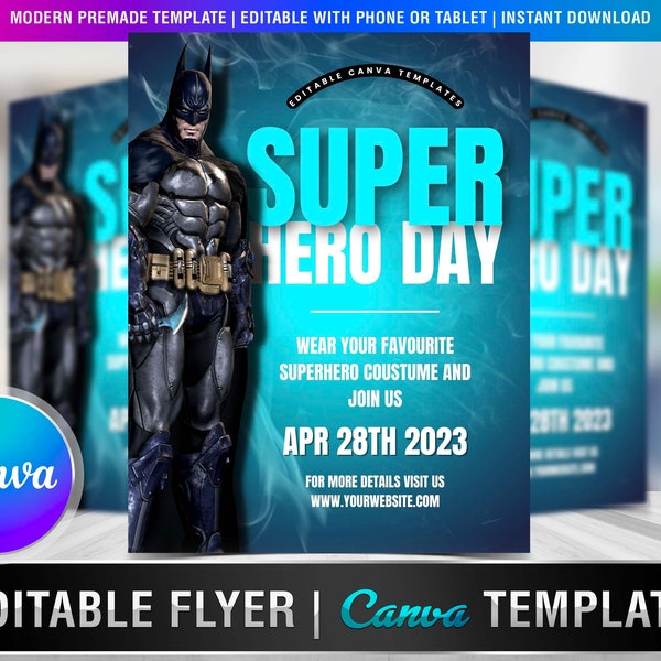 Super Hero Flyer - Etsy