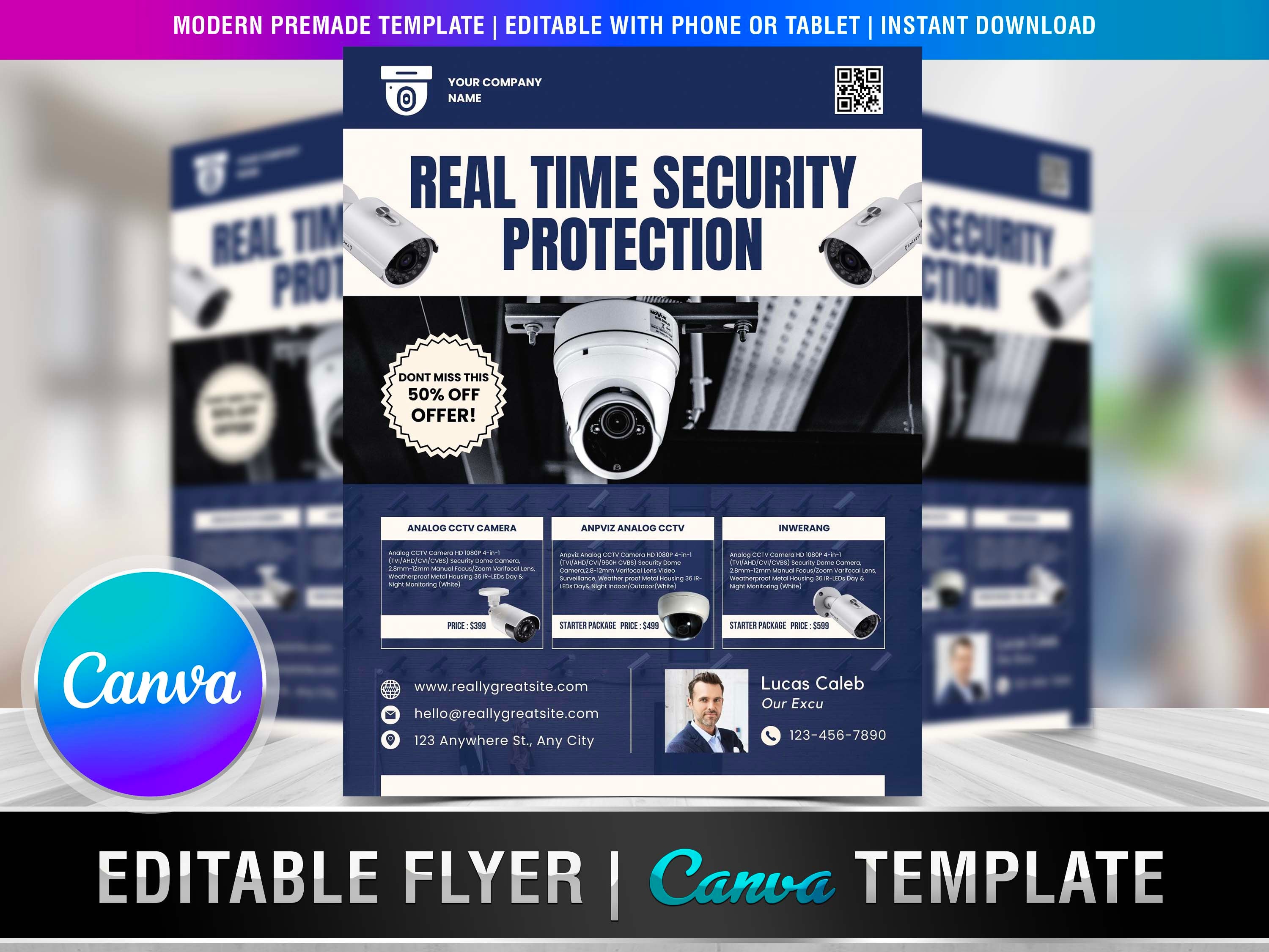 Security Cameras Flyer