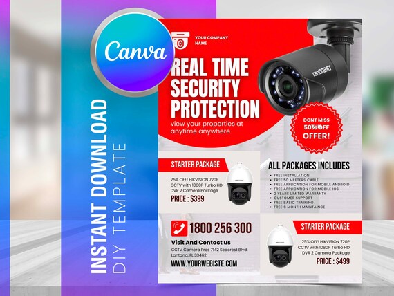 Security Cameras Flyer
