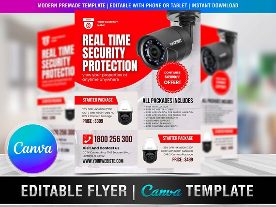 Security Cameras Flyer