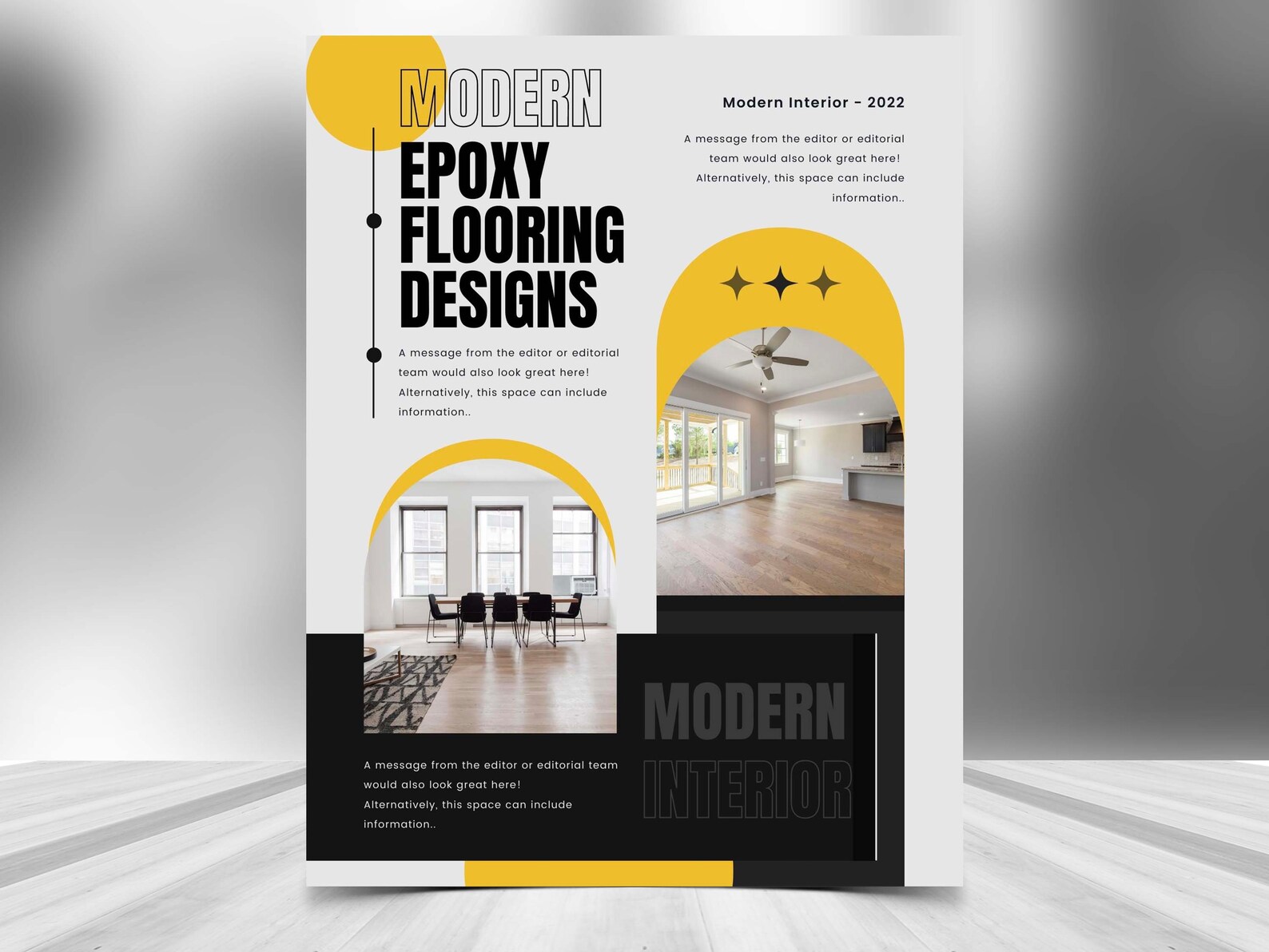 EPOXY FLOORING FLYER Diy Editable Canva Template, Printable & Social ...