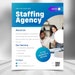 STAFFING AGENCY FLYER Diy Editable Canva Template, Printable & Social ...