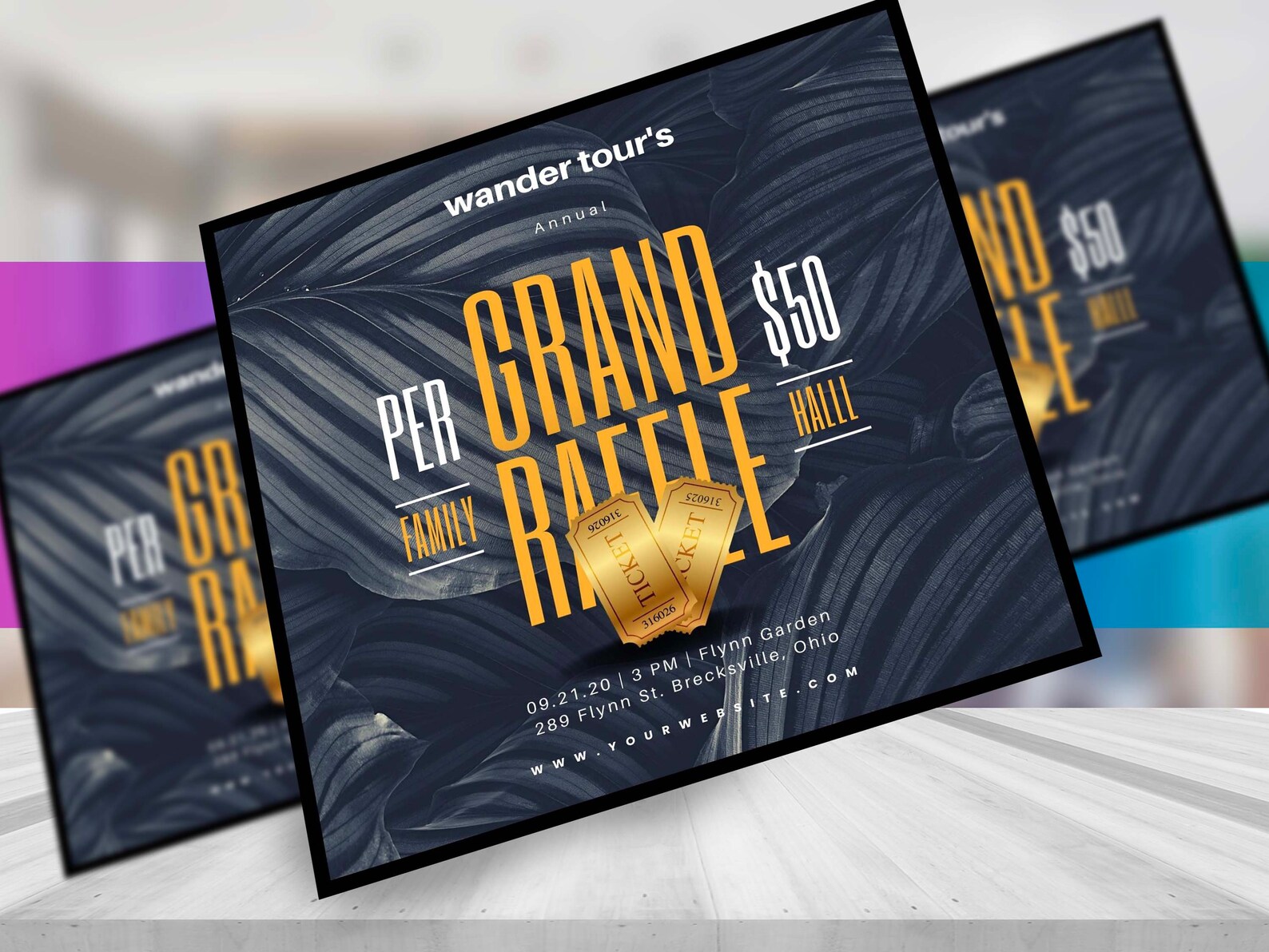 FOUNDRAISER FLYER DIY Editable Canva Template, Printable & Social Media ...