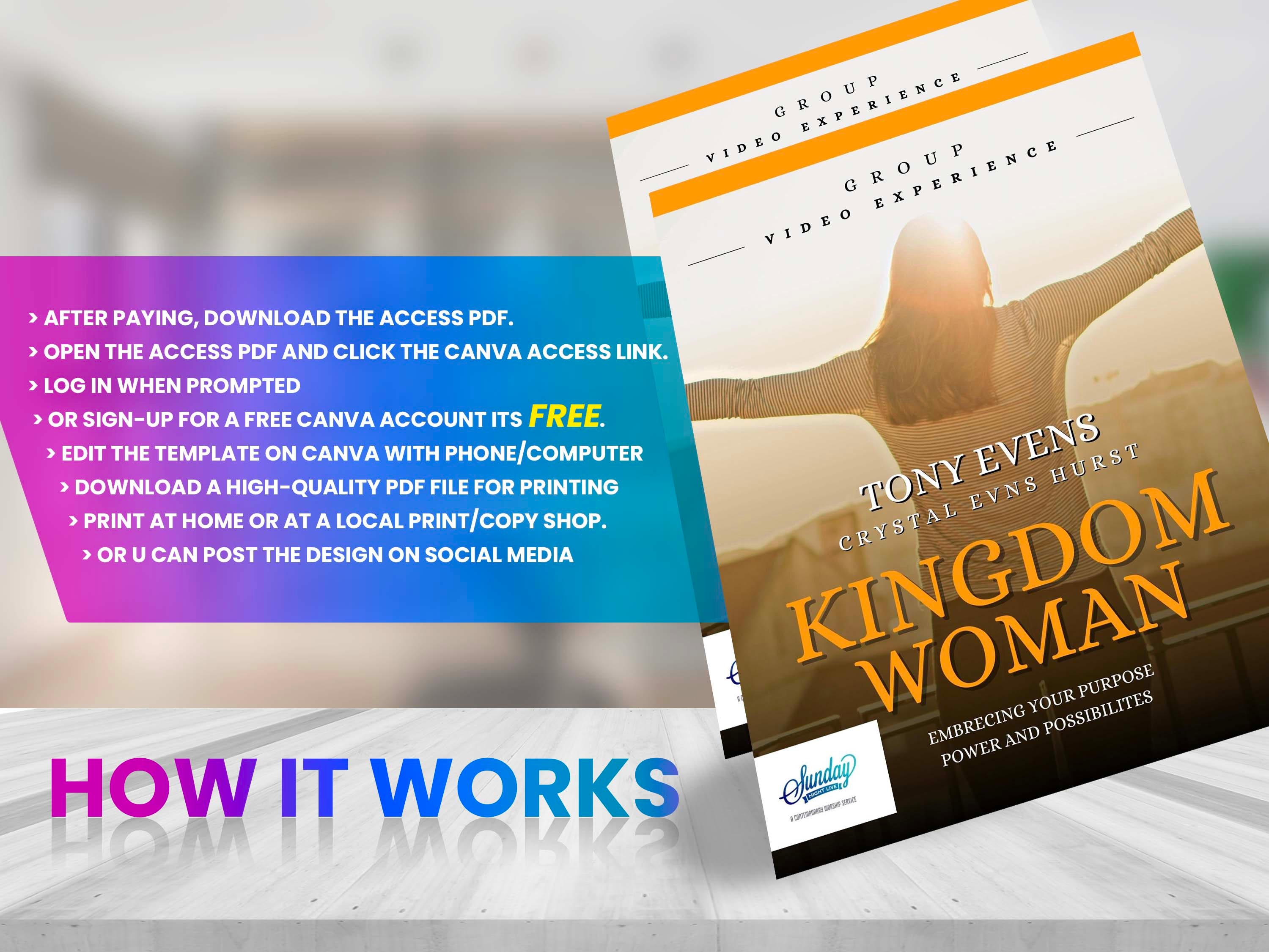 INITIAL SERMON FLYER Diy Editable Canva Template, Printable & Social ...