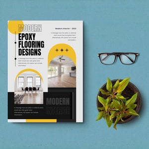 EPOXY FLOORING FLYER Diy Editable Canva Template, Printable & Social ...