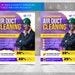 AIR DUCT CLEANING Flyer Diy Editable Canva Template, Printable & Social ...