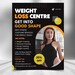 WEIGHT LOSE FLYER Diy, Editable Canva Template, Printable & Social ...