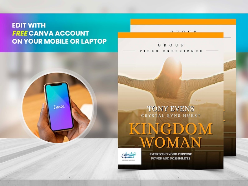 INITIAL SERMON FLYER Diy Editable Canva Template, Printable & Social ...