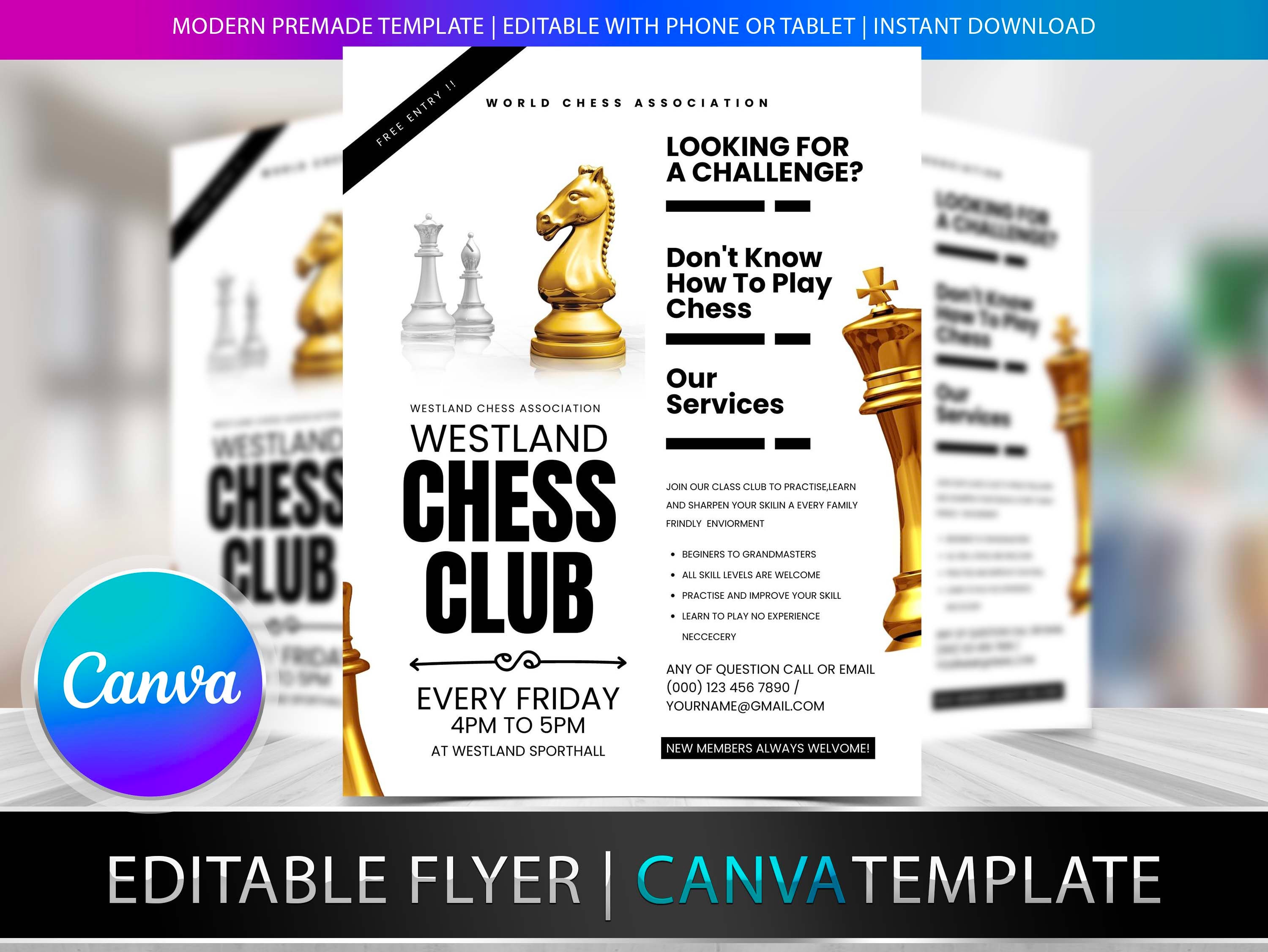 Chess Club Flyer