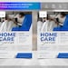 HOME CARE SERVICE Flyer Diy Editable Canva Template, Printable & Social ...