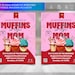 MUFFIN MOM FLYER Diy, Editable Canva Template, Printable & Social Media ...