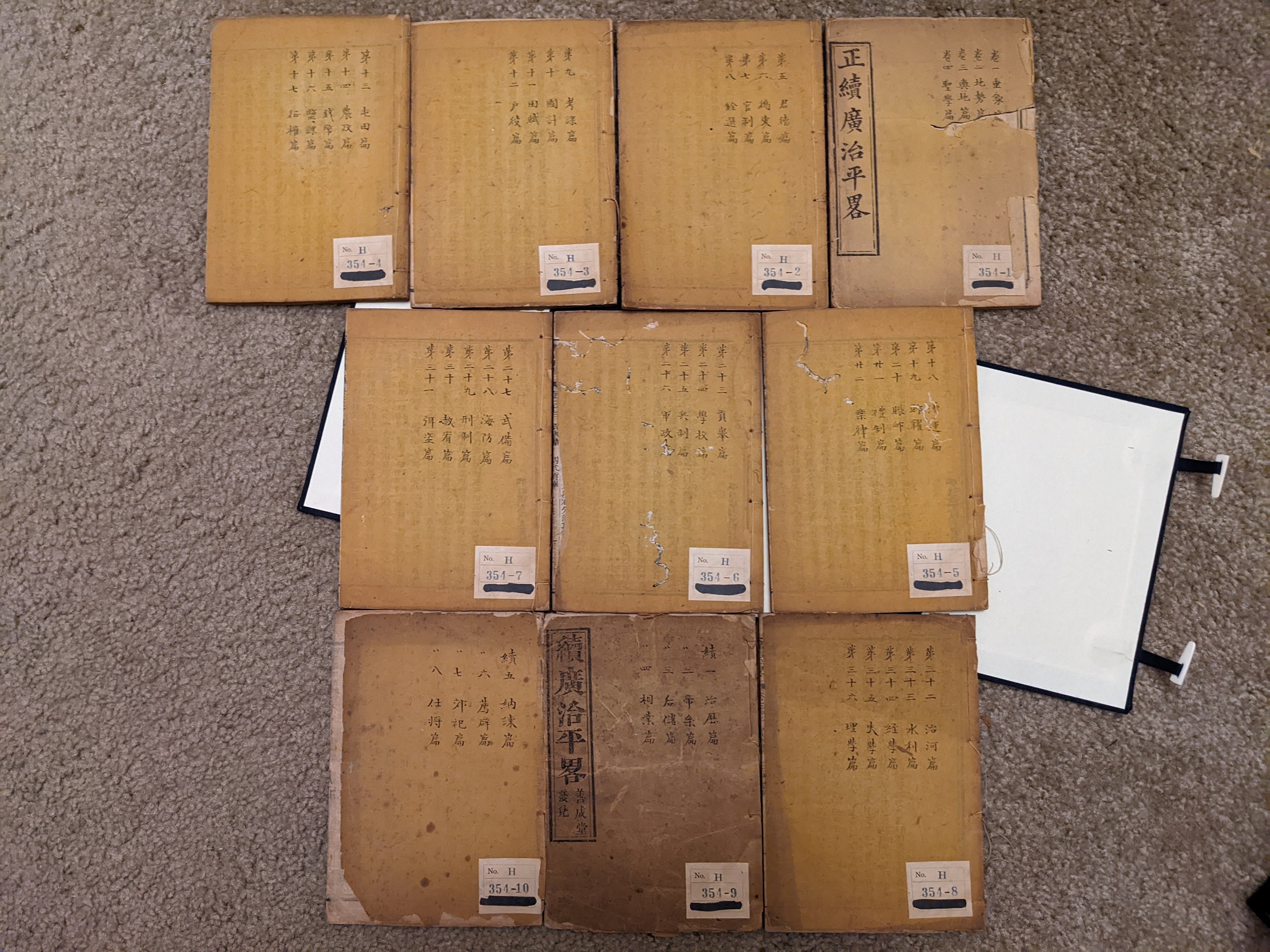 Antique Chinese Qing Dynasty 10 Woodblock Printed Books - Etsy