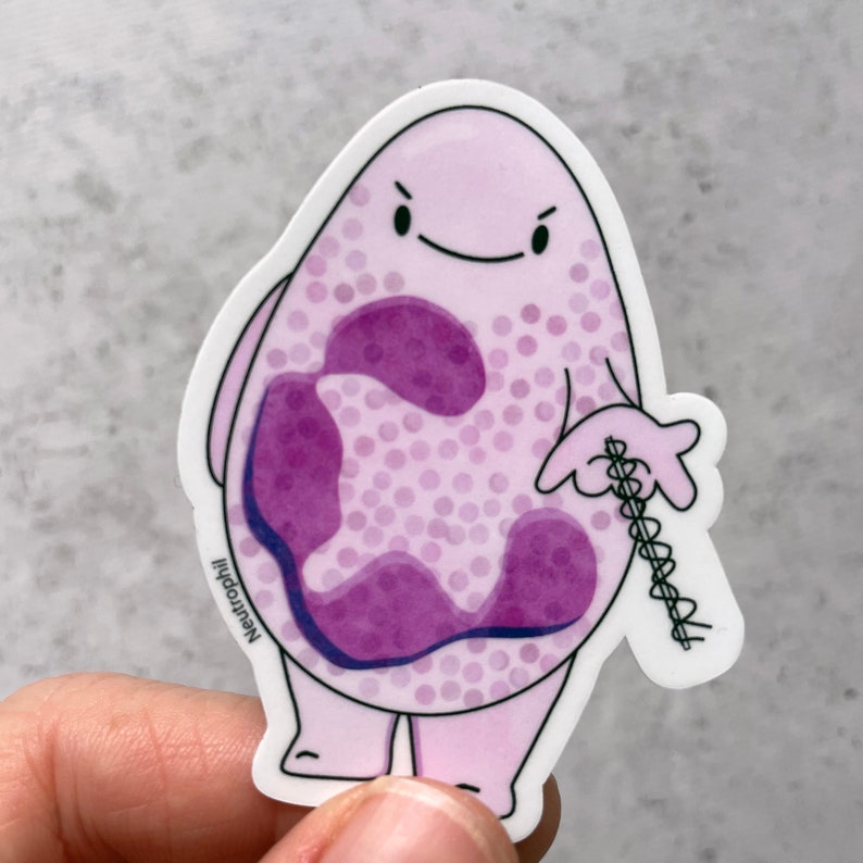 Neutrophil Immunology Sticker - Etsy