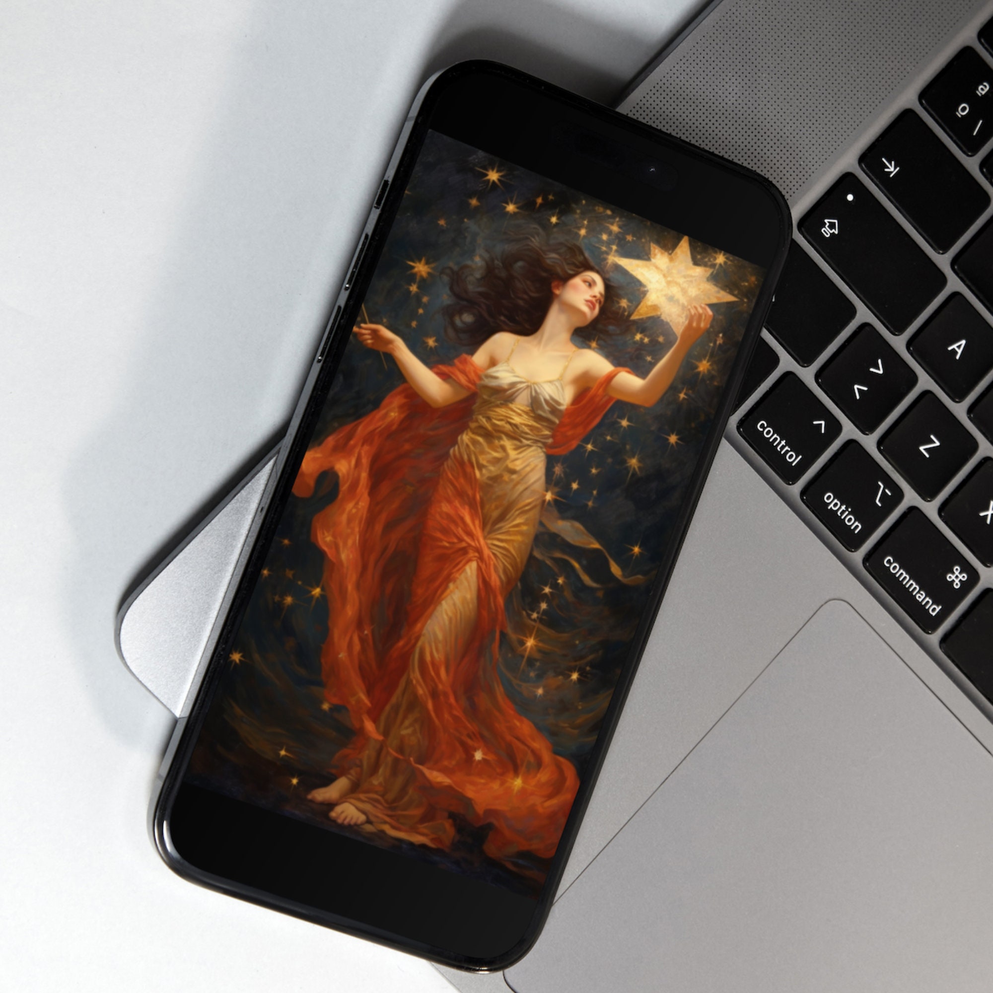 Goddess Asteria 9x16 Background Ai Art PNG Digital Download - Etsy