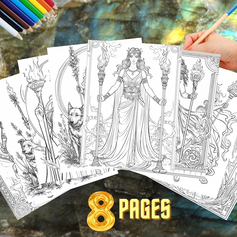 Goddess Coloring - Etsy