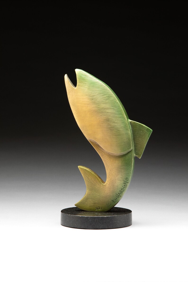 Colorado Gold Bronze Trout Sculpture - Etsy