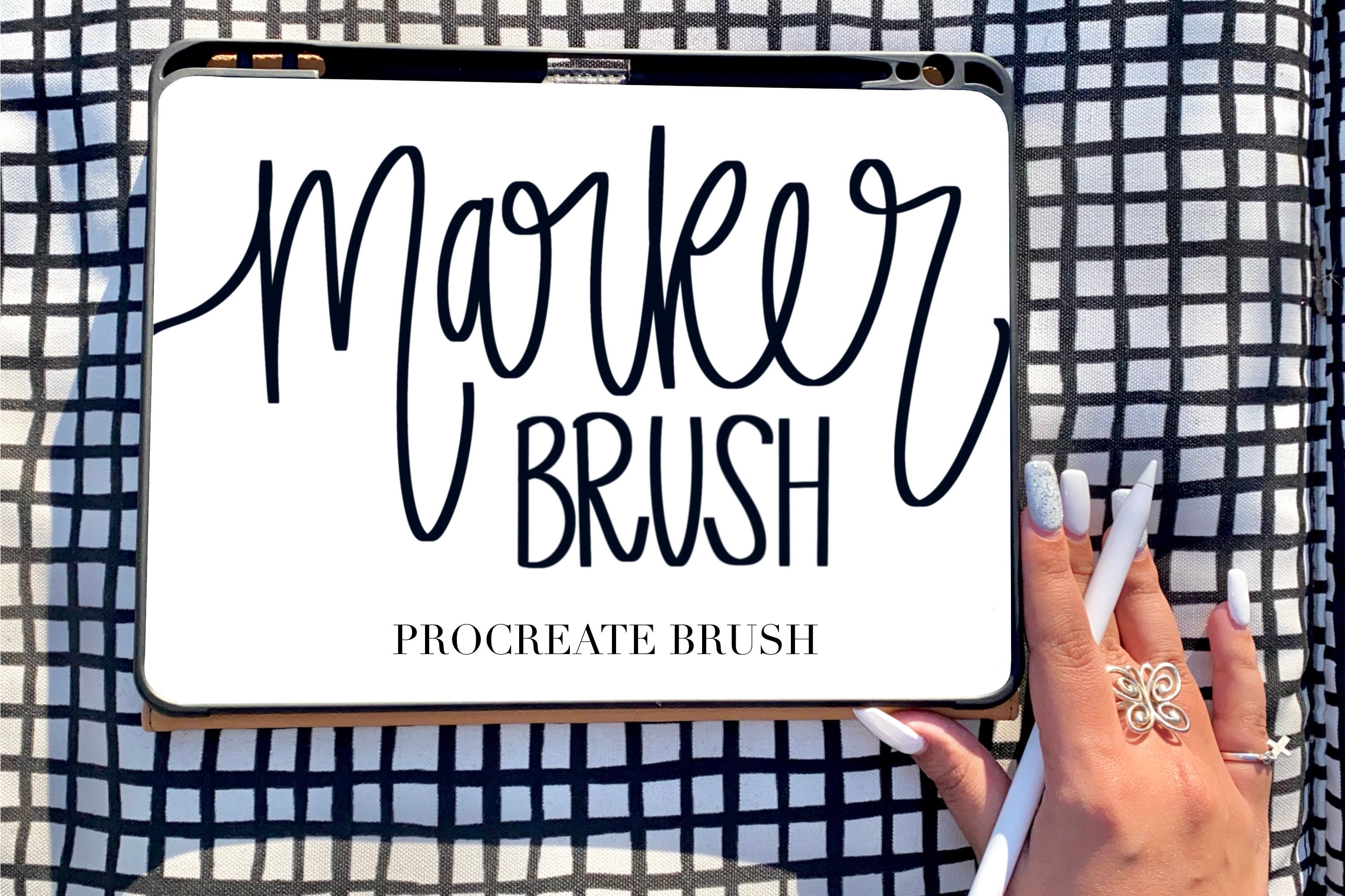 Marker Procreate Brush - Solid Procreate Brush - Non-pressure Sensitive ...