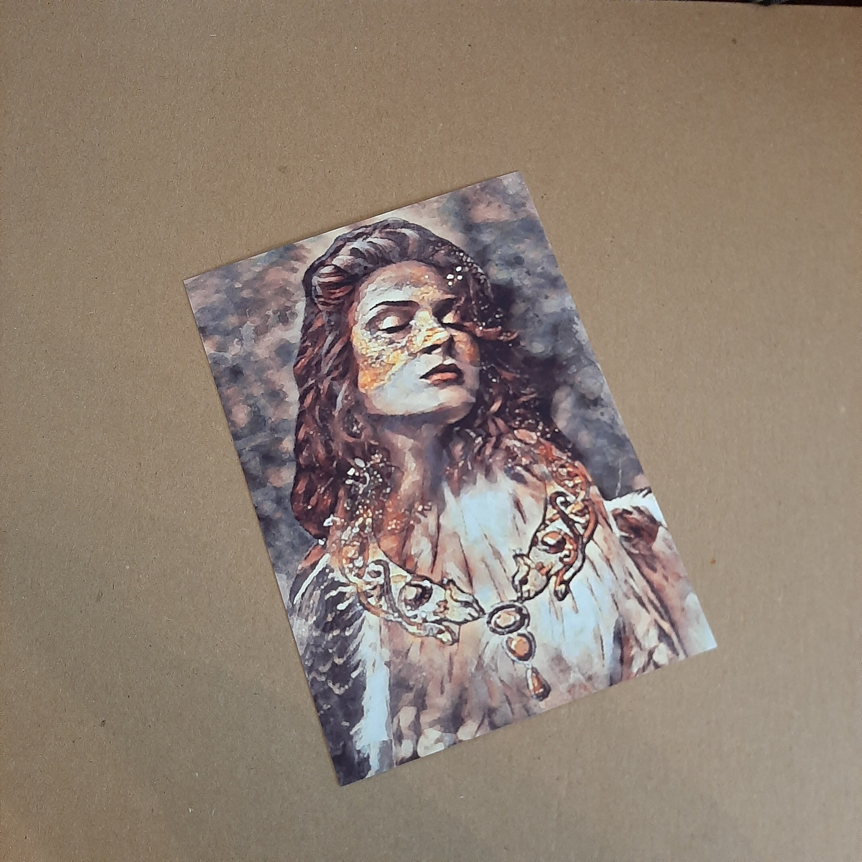 Falcon Freyja Asatru Gods Art Print, Norse Mythology Home Decor Gift ...