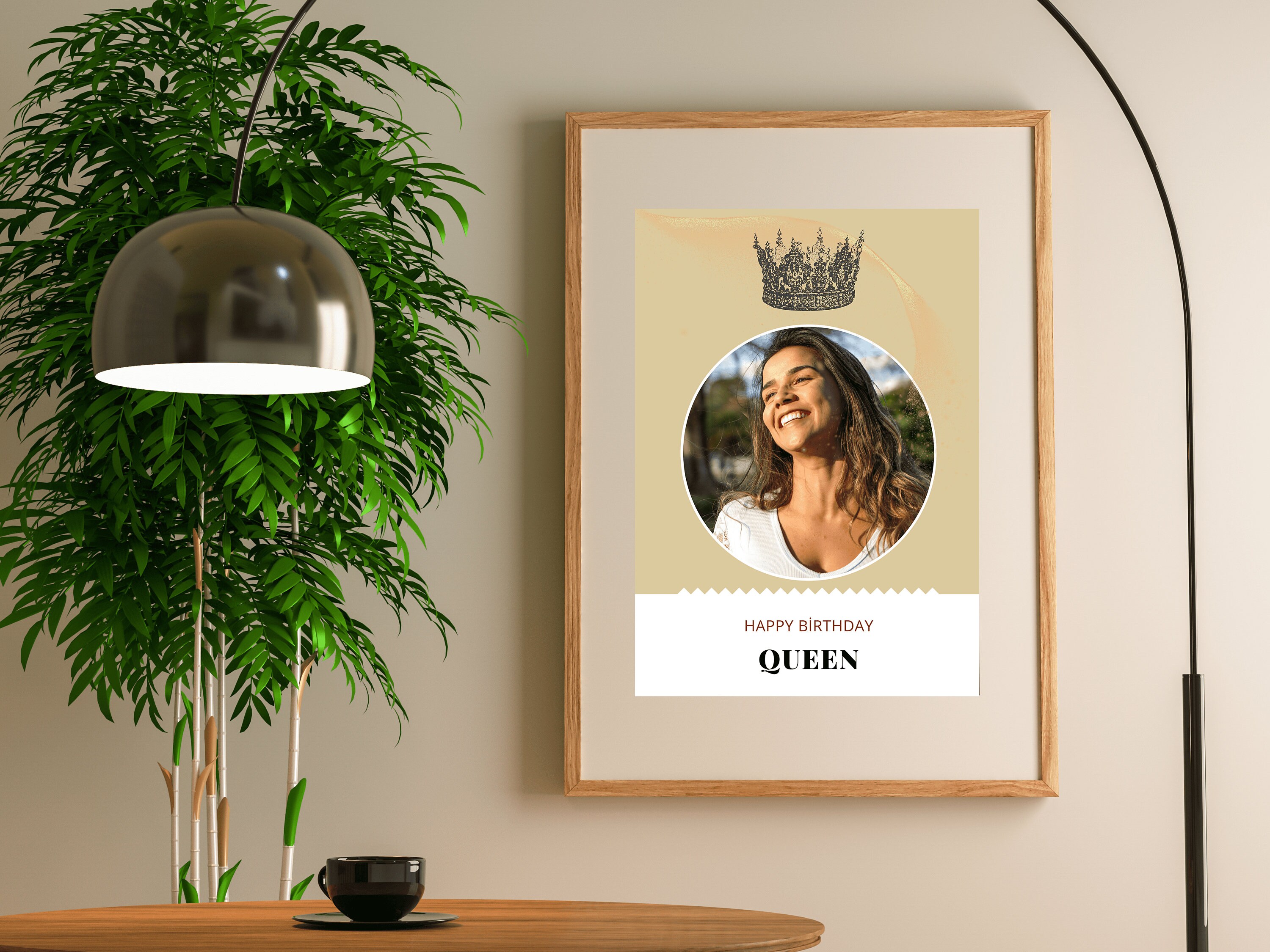 Happy Birthday Queen, Printable Wall Art , Personalized Gifts, Family ...