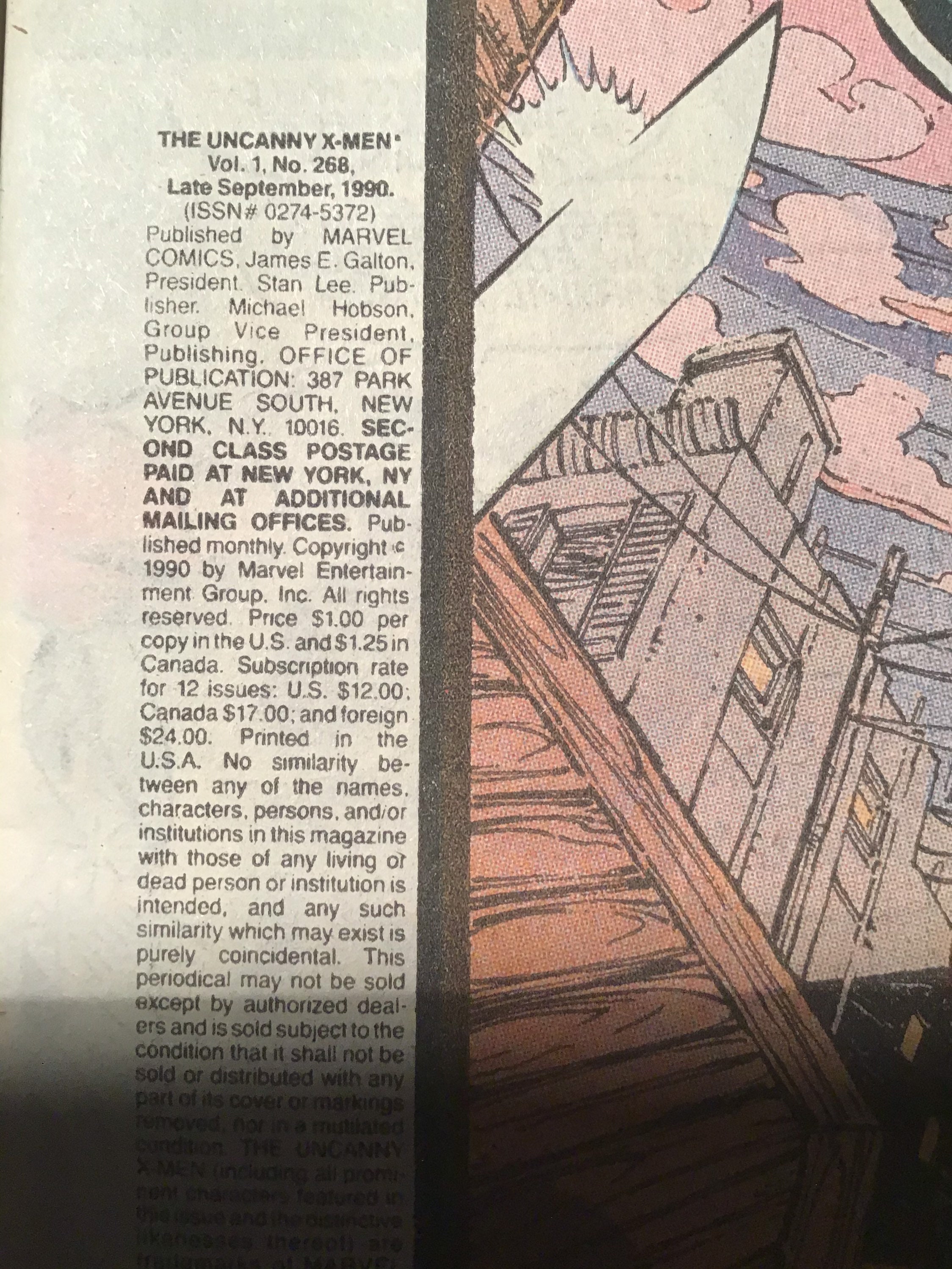 Uncanny X-men 268 Marvel Comics - Etsy