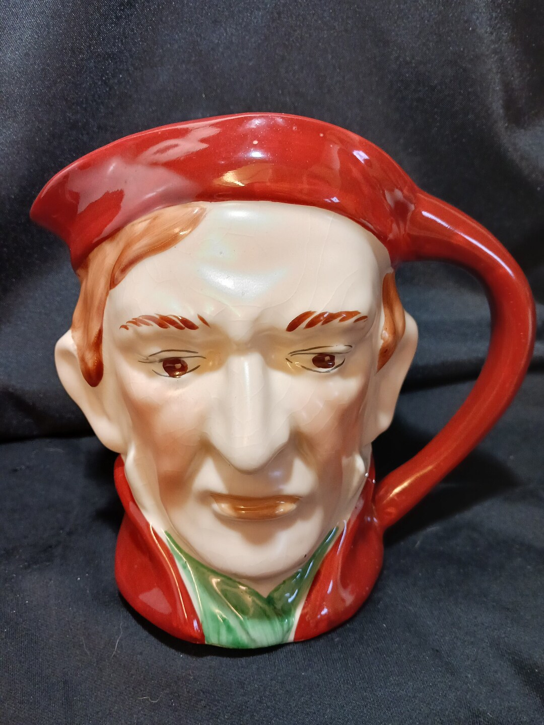 Vintage English Toby angry Man Face Pitcher Mug - Etsy