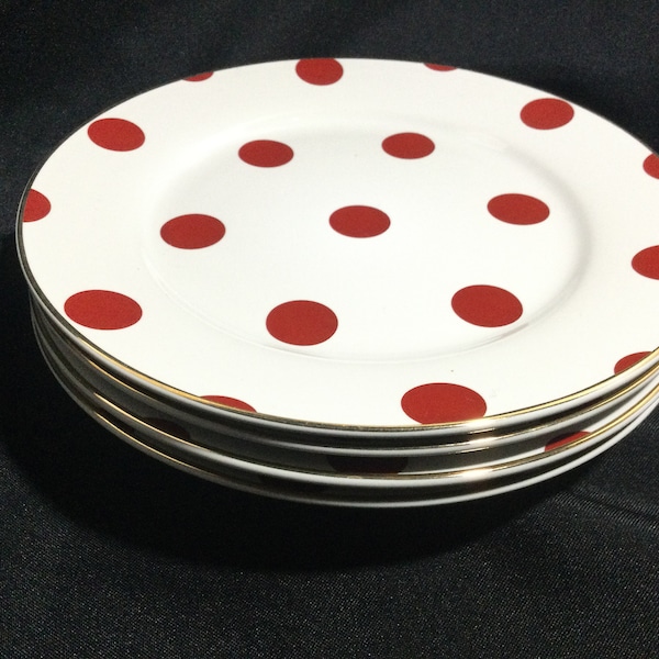 Polka Dot Plate - Etsy