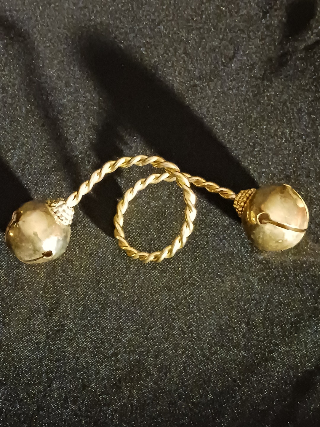 Vintage Set of 10 Brass Jingle Bell Napkin Holder Rings - Etsy