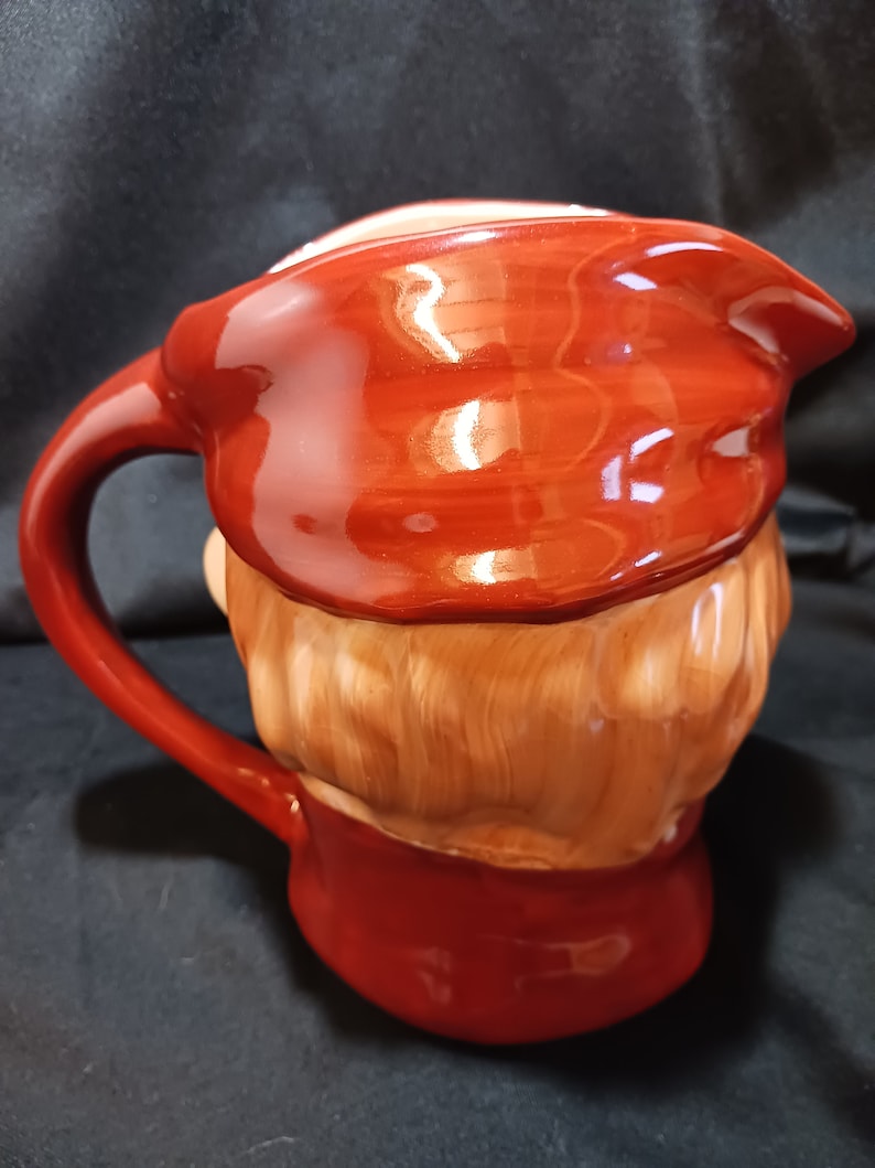 Vintage English Toby angry Man Face Pitcher Mug - Etsy