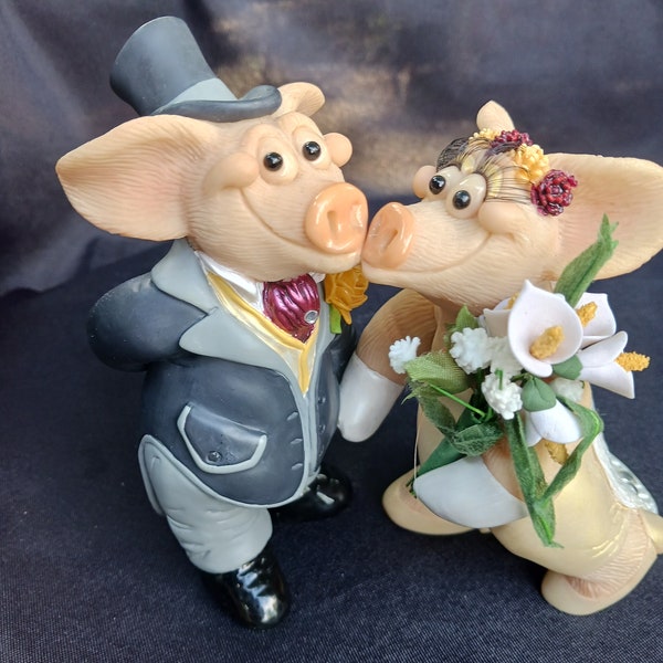 Pig Bride and Groom - Etsy