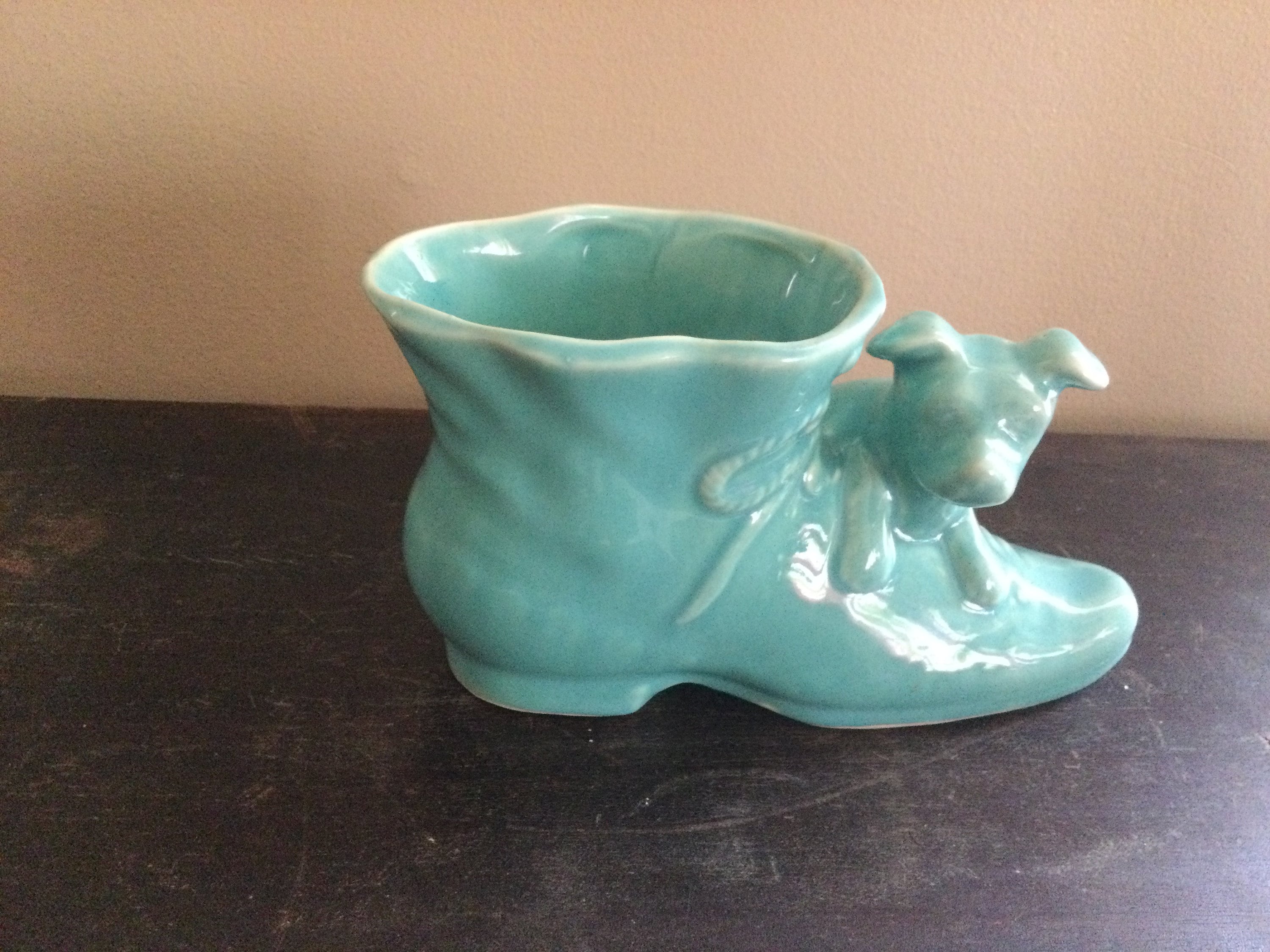 Indoor Planters Home Décor Home & Living Vintage Capodimonte Old Boot ...