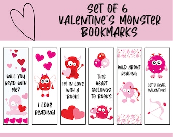 Printable Bookmarks - Set of 6 Minimalist Bookmarks With Quotes About ...