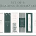 Reading Quote Bookmarks | Set of 6 | Digital Download | Printable ...