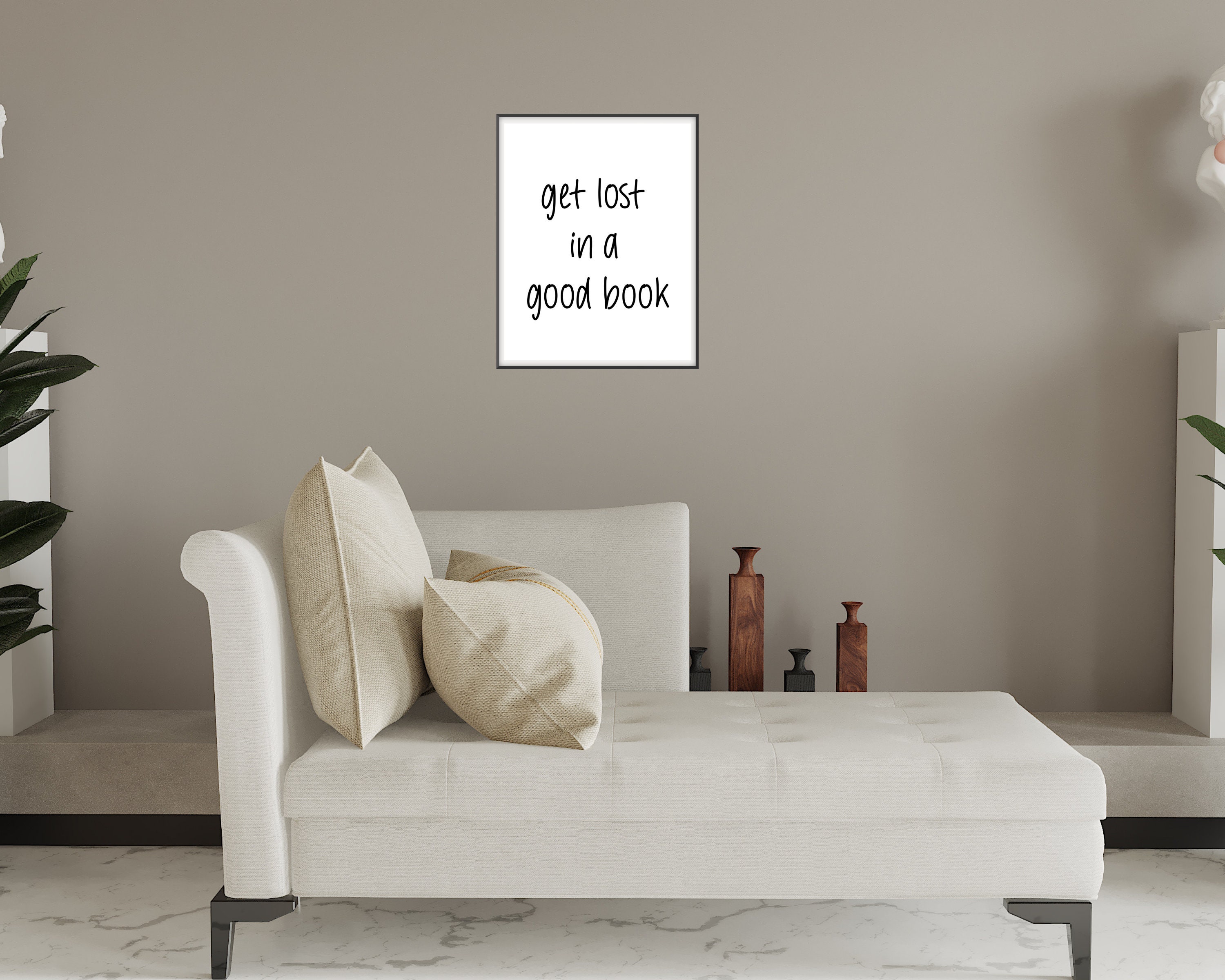 Get Lost in a Good Book Print Printable Wall Art for Book | Etsy