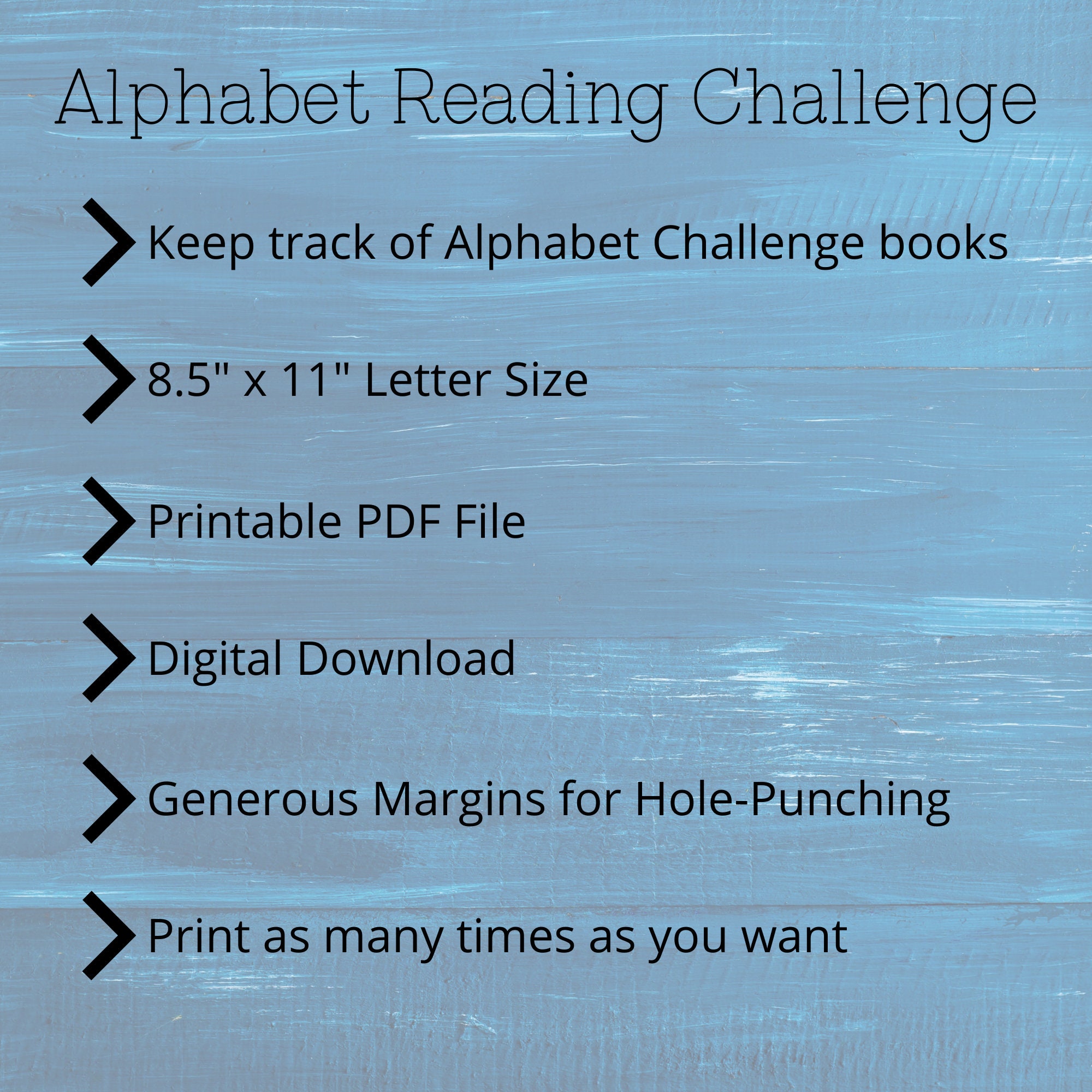 2025 Alphabet Reading Challenge Tracker ~ Book Tracker ~ Reading ...